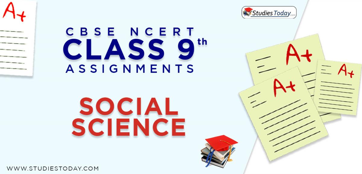 Assignments for Class 9 Social Science Free PDF Download